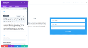 Using The Inline Email Optin Module Content vs. Combining with Text Modules