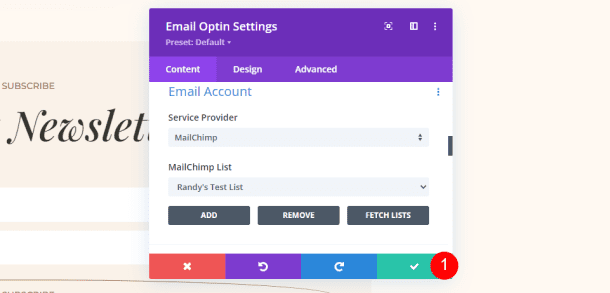 How to Set Up Your Email Account in Divi's Email Optin Module