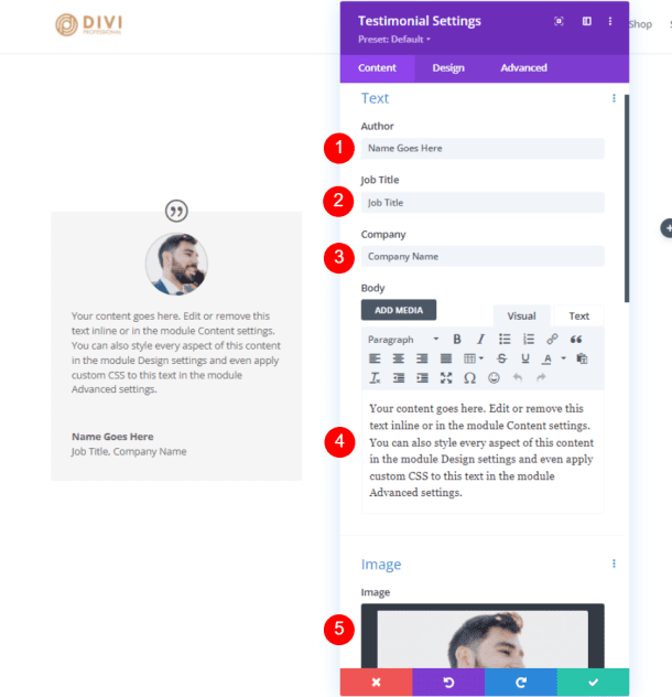 How To Create A Testimonial Grid Layout With Divis Testimonial Module