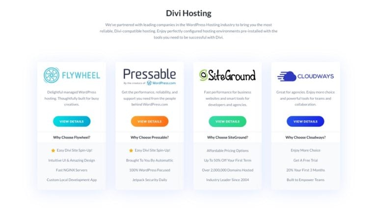 Divi Hosting Requirements