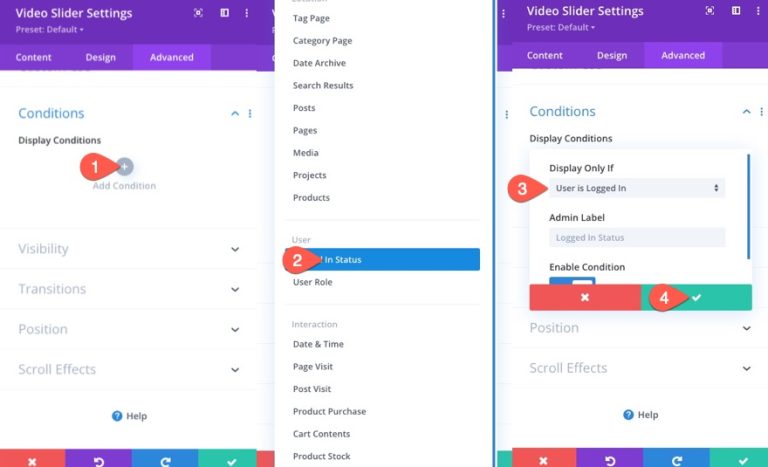 How to Show/Hide a Video Slider Based on Logged In Status with Divi