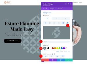 How to Use Divi's Background Mask & Pattern Transform Settings