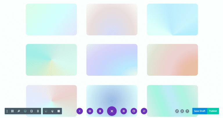 18 FREE Pastel Gradients Built with Divi's Gradient Builder
