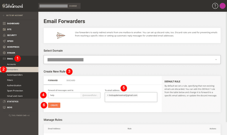 How to Set Up, Configure, and Forward SiteGround Email