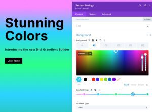 How to Combine Divi's Background Gradient Builder, Masks and Patterns