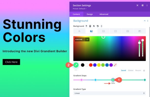 How to Combine Divi's Background Gradient Builder, Masks and Patterns