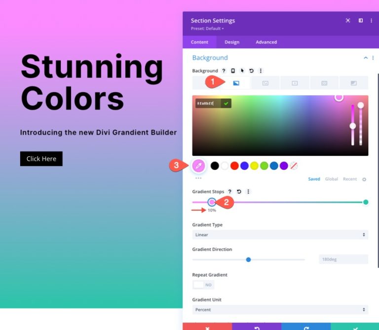How to Combine Divi's Background Gradient Builder, Masks and Patterns