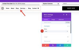 Download a FREE Header & Footer for Divi’s Camera Product Layout Pack ...