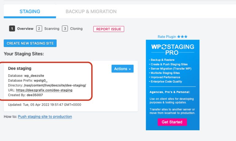 How to Create and Use a WordPress Staging Site