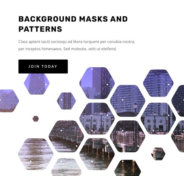 How to Use Divi's Background Masks and Patterns for a Hero Section