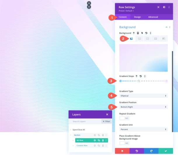 How to Design a Background with Two Layers of Gradients, Masks, and ...