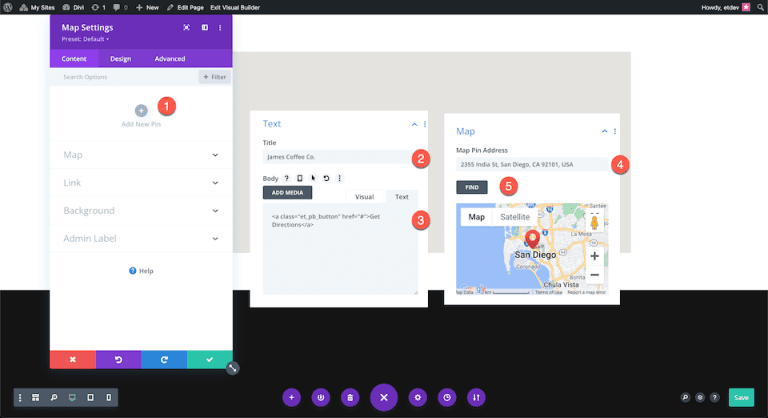How to Add a Button to Your Divi Map Location's Info Box
