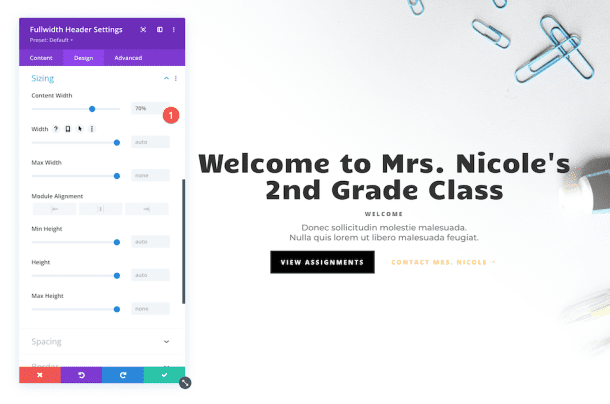 How to Style Your Fullwidth Header Module's Background