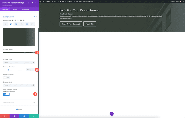 How to Style Your Fullwidth Header Module's Background
