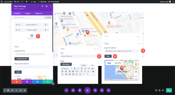How to Add Multiple Pins to Your Divi Map