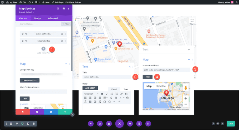 How to Add Multiple Pins to Your Divi Map