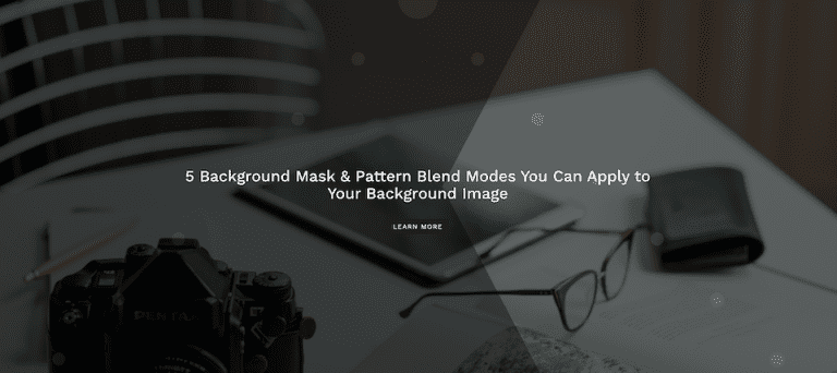 5 Background Mask & Pattern Overlays You Can Apply To Your Background Image