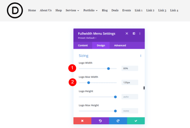 How To Optimize Your Responsive Logo Sizing In Divis Fullwidth Menu Module