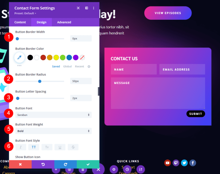 How to Include a Contact Form in Your Divi Footer