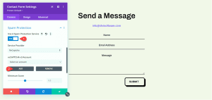 Using Basic Captcha vs ReCaptcha in Divi's Contact Form Module