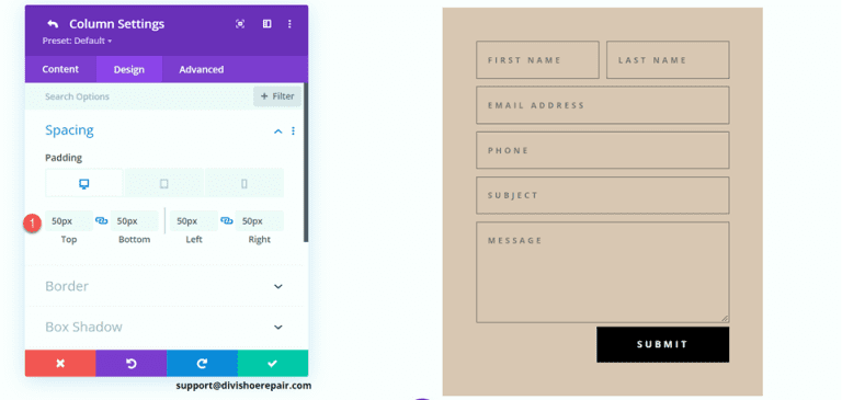 How to Combine Inline & Fullwidth Fields in Divi's Contact Form Module