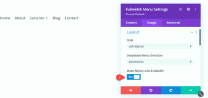 Using Divi's Fullwidth Menu Module vs Regular Menu Module