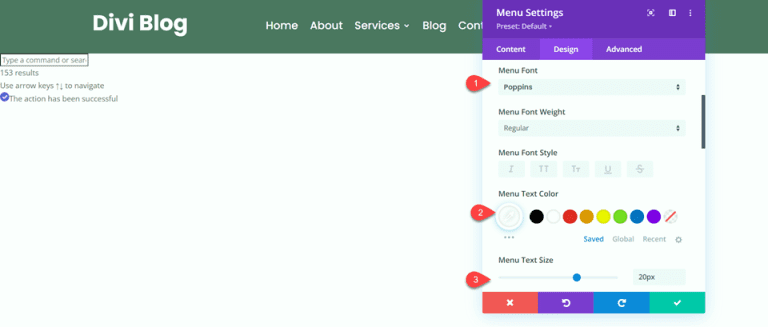 Using Divi's Fullwidth Menu Module vs Regular Menu Module