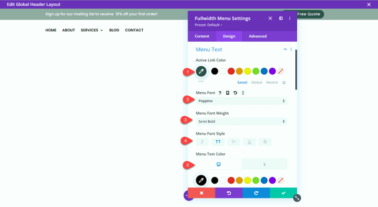 How to Build a Global Header with Divi's Fullwidth Menu Module