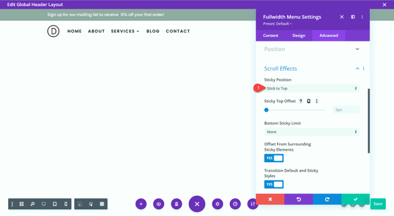 How to Build a Global Header with Divi's Fullwidth Menu Module