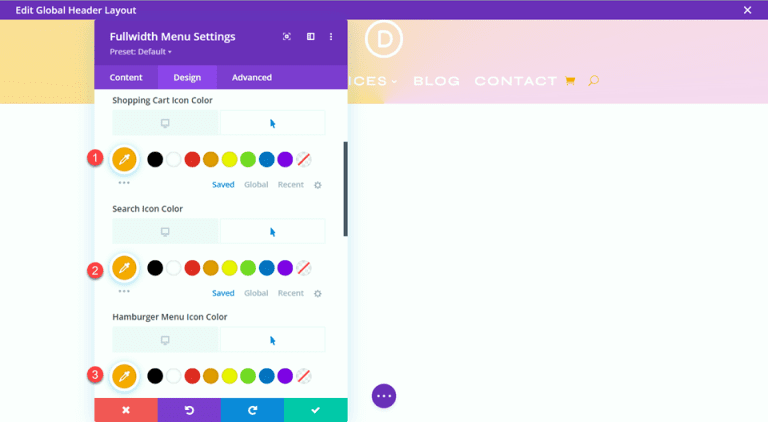 How to Style the Cart & Search Icons in Your Divi Fullwidth Menu Module