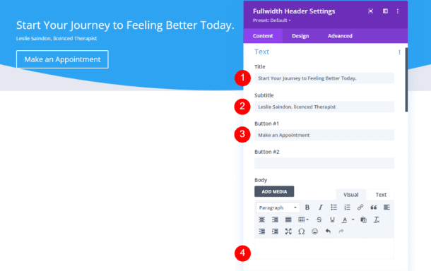 How To Include A Scroll Down Button In Your Divi Fullwidth Header Module