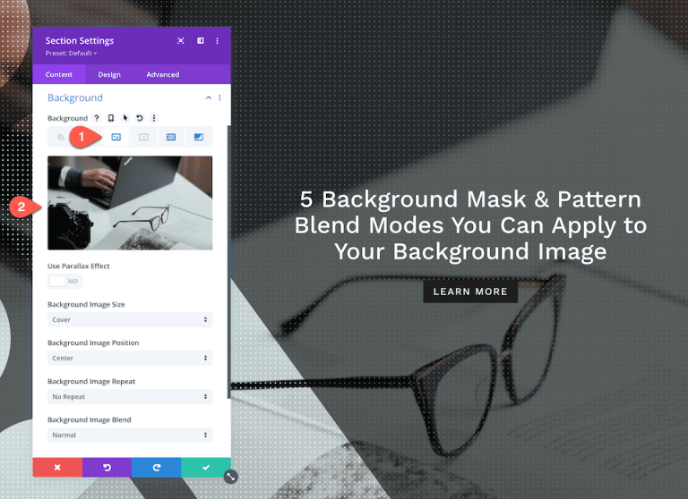 5 Background Mask & Pattern Overlays You Can Apply To Your Background Image