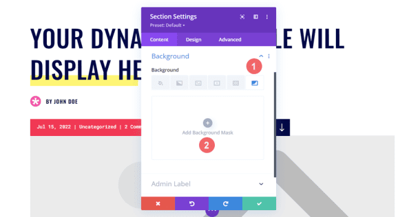 How to Boost Your Blog Post Header with a Background Mask & Pattern ...