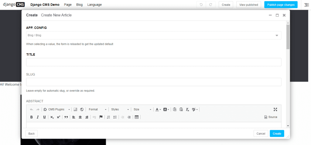 WordPress vs Django CMS