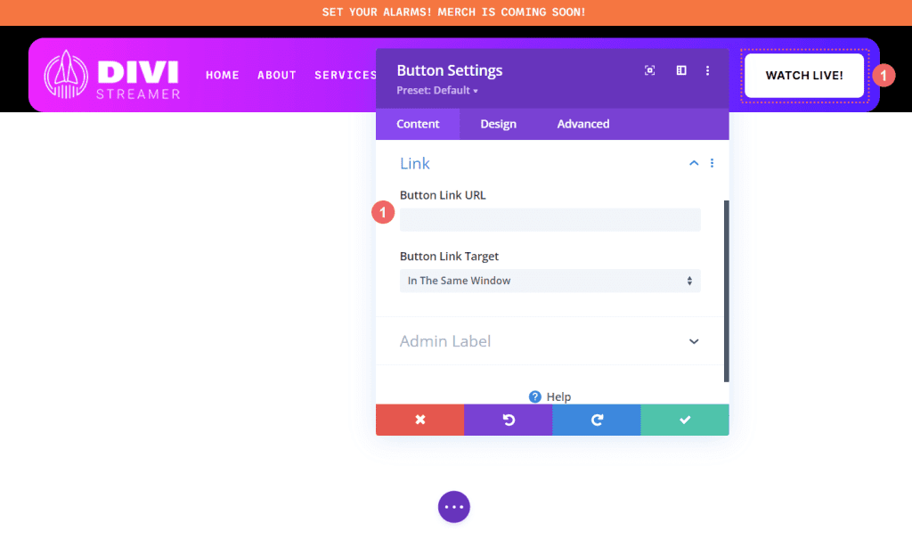 Download a FREE Header & Footer for Divi's Streamer Layout Pack