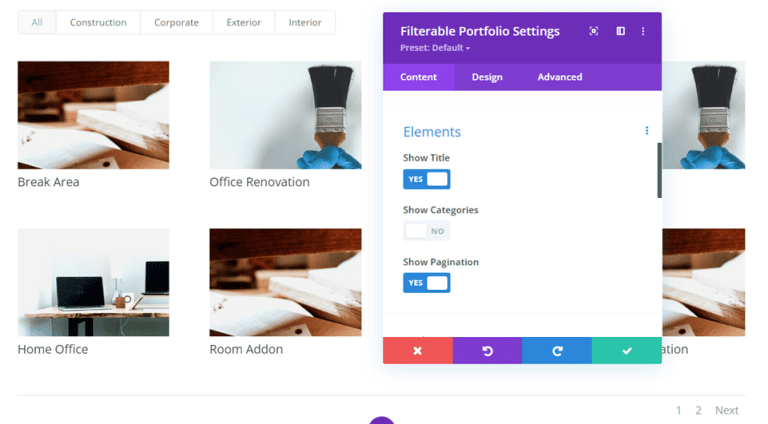 How to Style the Category Filter in Divi's Filterable Portfolio Module