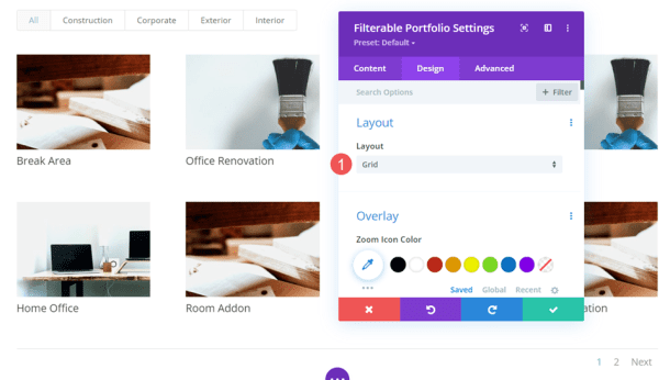 How to Style the Category Filter in Divi's Filterable Portfolio Module