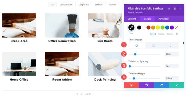 How to Style the Category Filter in Divi's Filterable Portfolio Module