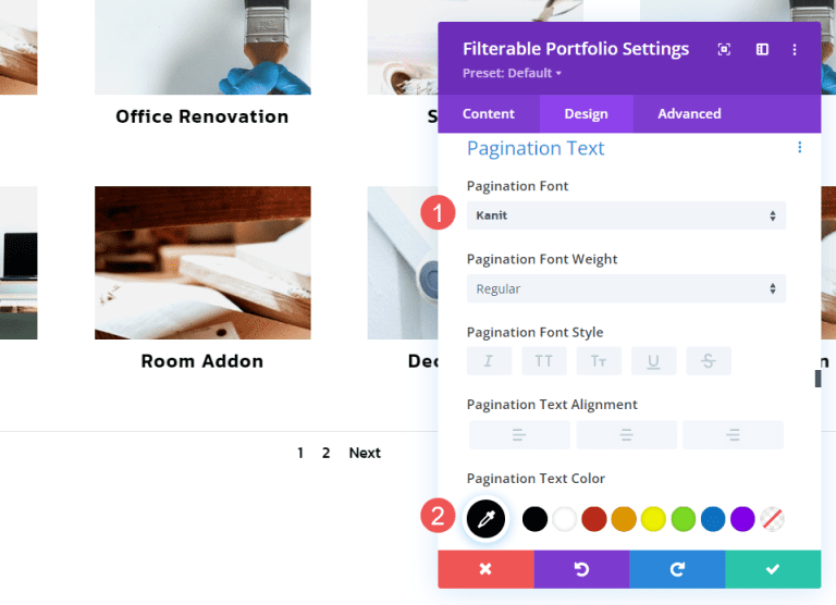 How to Style the Category Filter in Divi's Filterable Portfolio Module