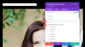 How to Set up WordPress Projects for Divi's Filterable Portfolio Module
