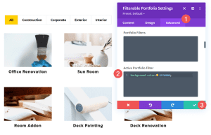 How to Style the Category Filter in Divi's Filterable Portfolio Module