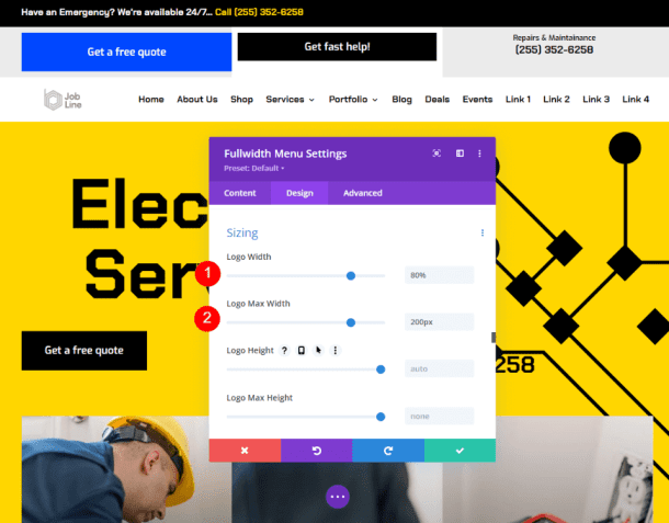 How to Optimize Your Responsive Logo Sizing in Divi's Fullwidth Menu Module