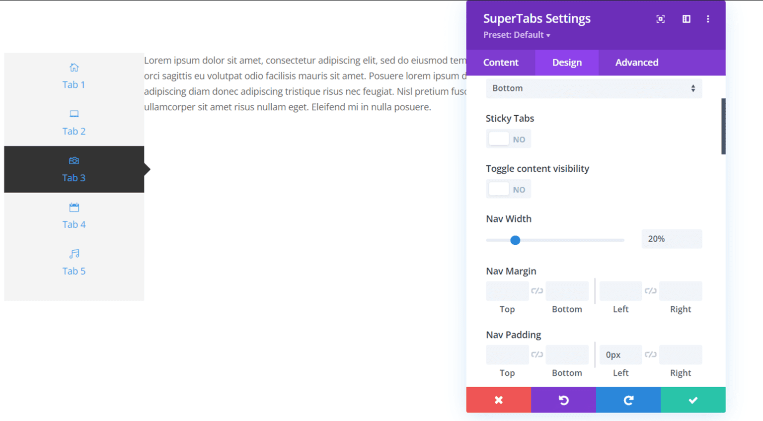 Divi Plugin Highlight: Divi SuperTabs