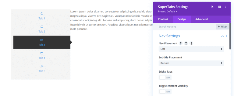 Divi Plugin Highlight: Divi SuperTabs