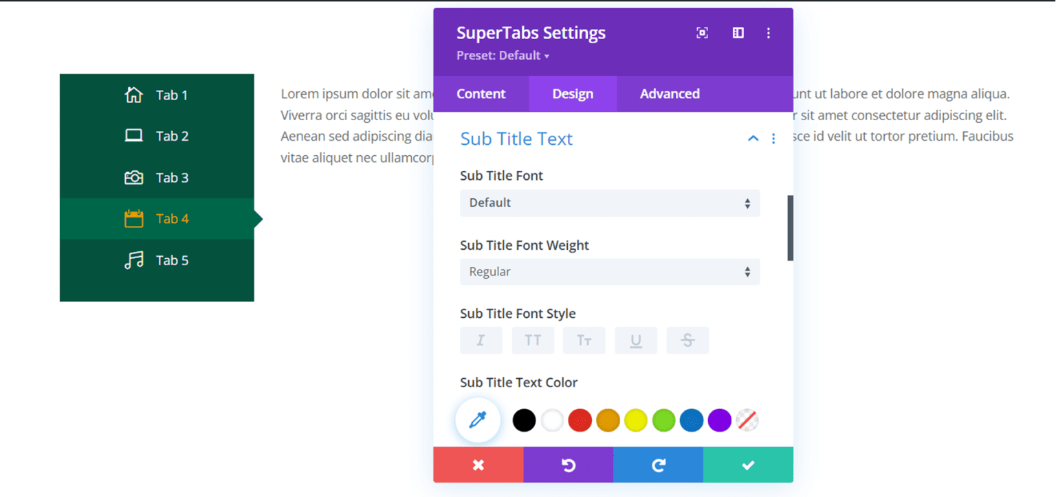 Divi Plugin Highlight: Divi SuperTabs