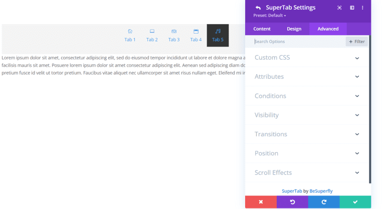 Divi Plugin Highlight: Divi SuperTabs