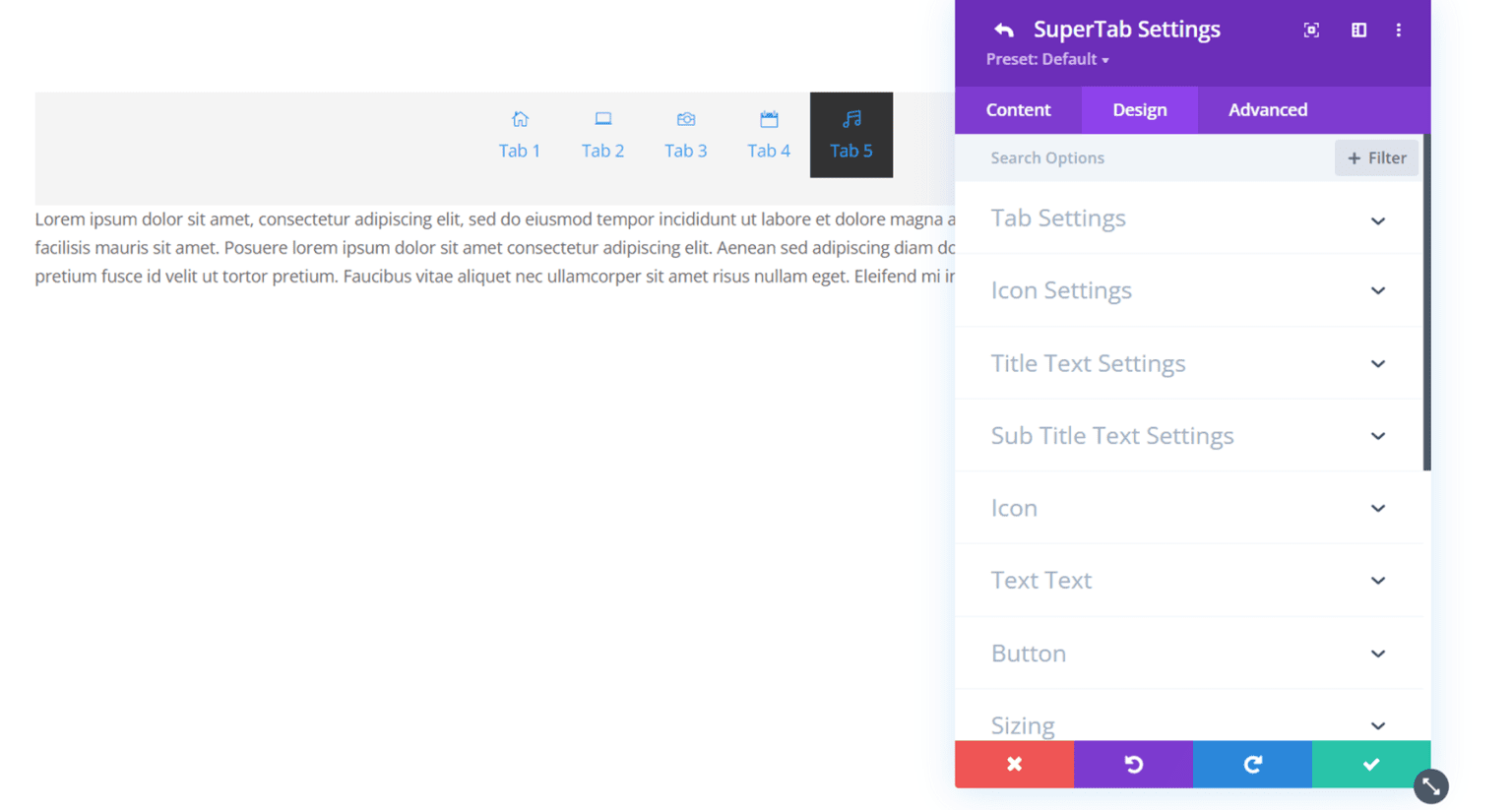 Divi Plugin Highlight: Divi SuperTabs