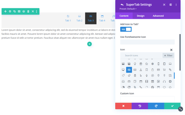 Divi Plugin Highlight: Divi SuperTabs