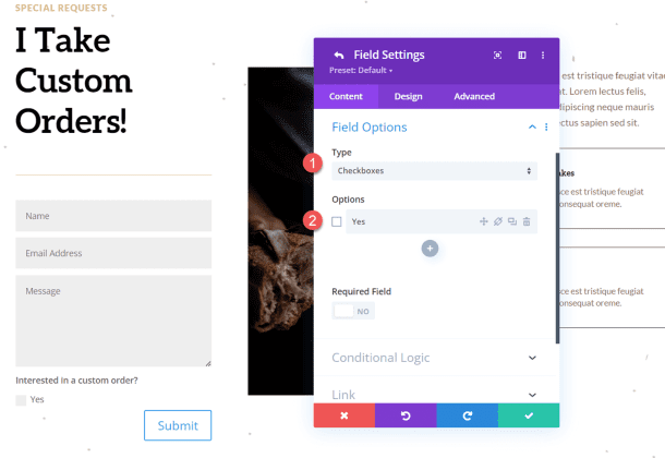 How to Reveal an Options Dropdown After Checking a Box in Your Divi Contact Form