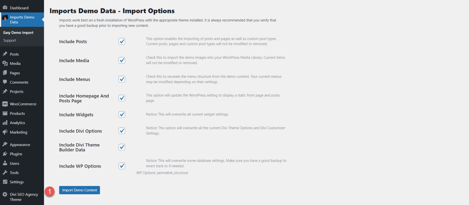 Divi SEO Agency Theme - Divi Child Theme Overview